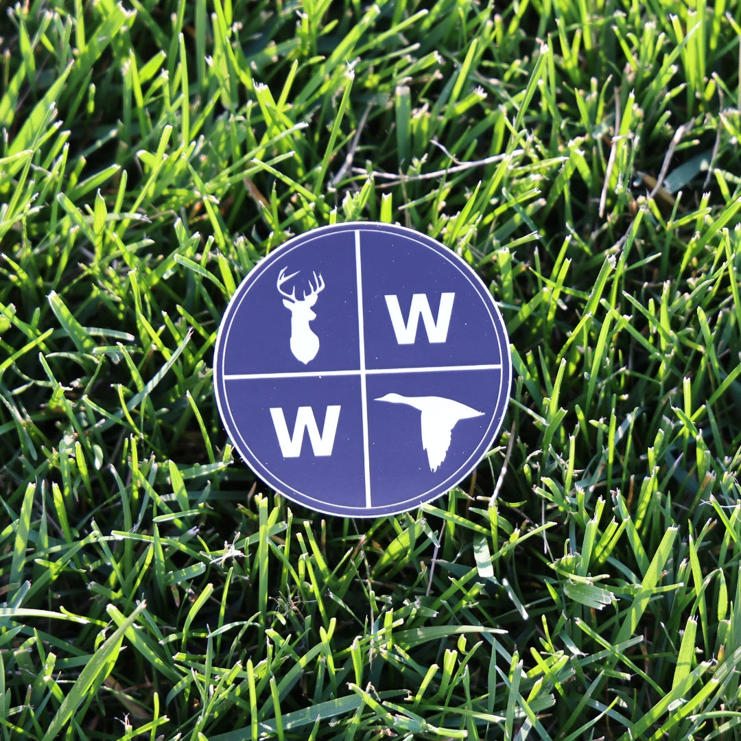 OG Scope Logo Sticker – Whitetails & Waterfowl